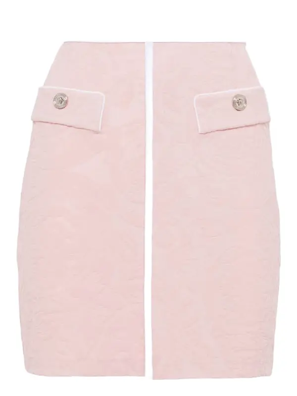 Versace Barocco Terry Miniskirt - Pink