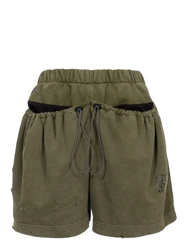 Natasha Zinko Camping Track Shorts - Green