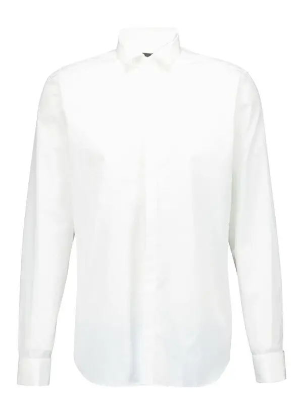 Corneliani Long-sleeve Poplin Shirt - White
