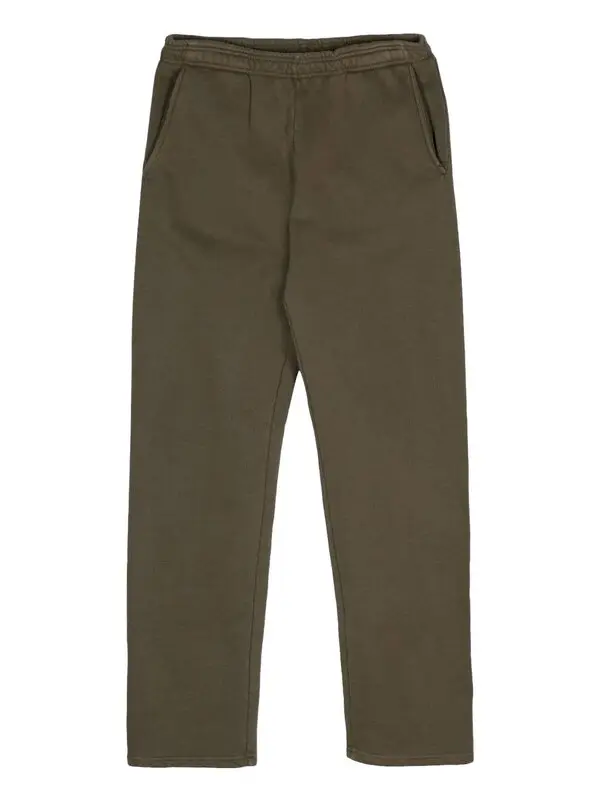 ENTIRE STUDIOS Straight Organic Cotton Track Pants - Green