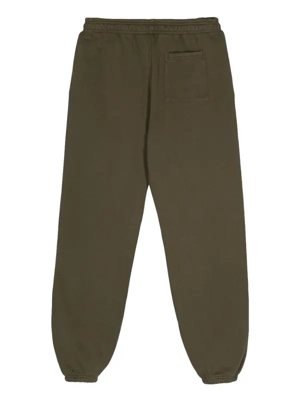 ENTIRE STUDIOS Tapered Organic Cotton Track Pants - Green