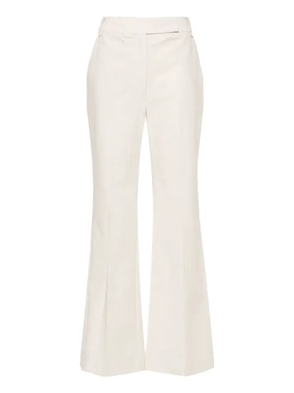 Camilla And Marc Floris Tailored Flared Trousers - Neutrals