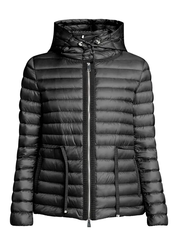 Moncler Raie Short Puffer Parka Jacket - Black