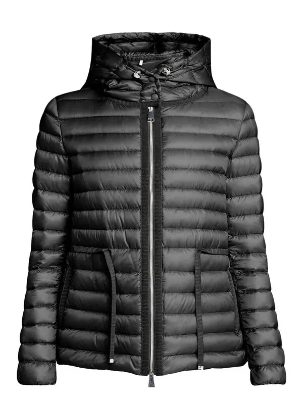 Moncler Raie Short Puffer Parka Jacket - Black