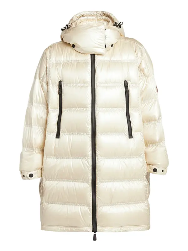 Moncler Rochelairs Long Puffer Parka - Tan