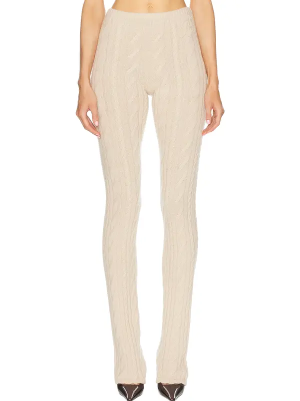 Blumarine Knit Pant - Croissant