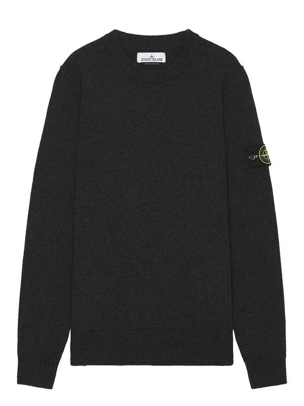 Stone Island Crewneck Sweater - Melange Charcoal