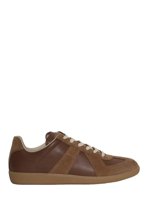 MAISON MARGIELA Replica Low Top Sneakers - Brown
