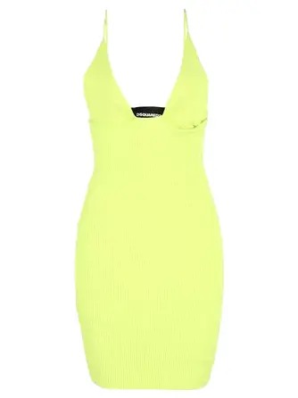Dsquared2 Mini Bodycon Dress - Yellow