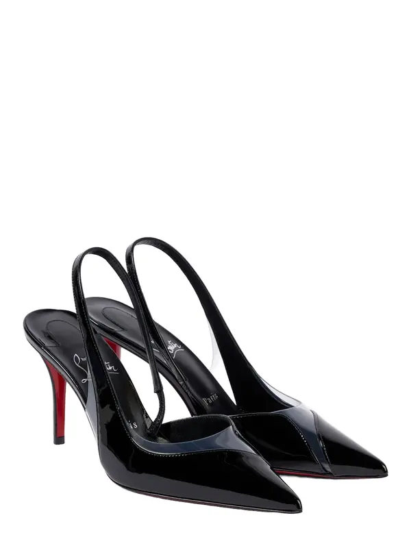 CHRISTIAN LOUBOUTIN Posticha 80 Slingback Pumps - Black