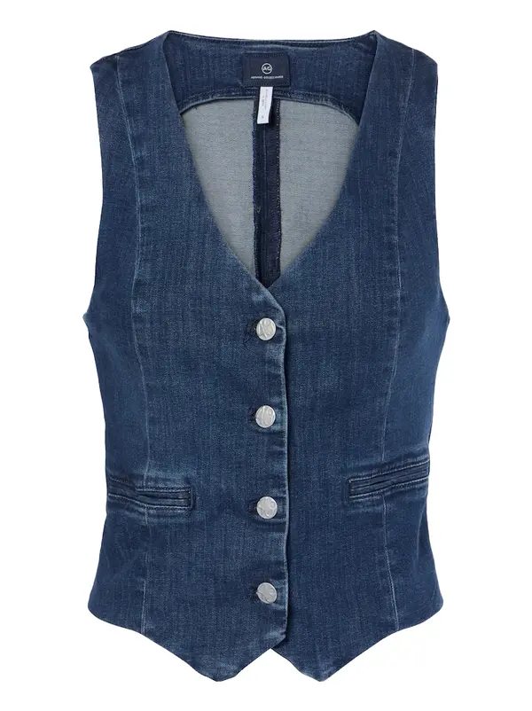Ag Denim Vest - Blue