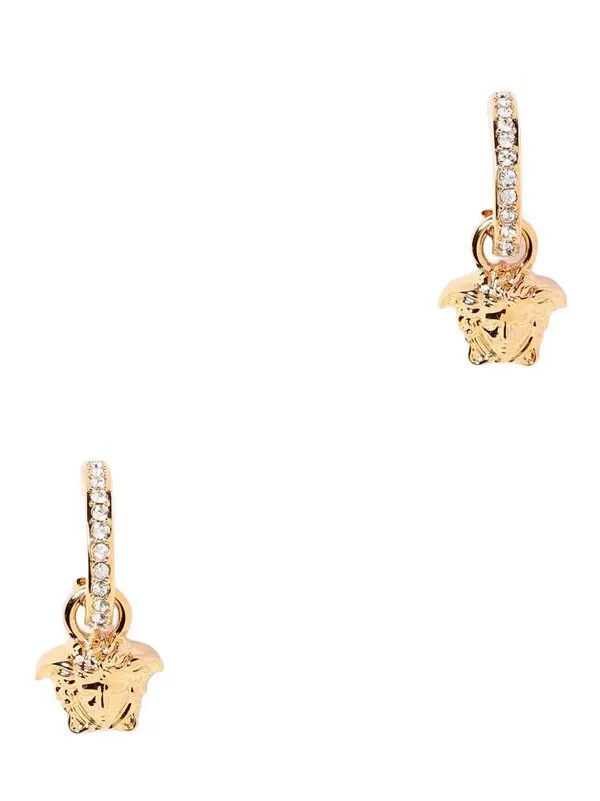 Versace Metal Earrings - Gold