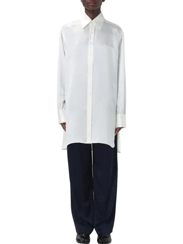 MAISON MARGIELA Silk Shirt - White