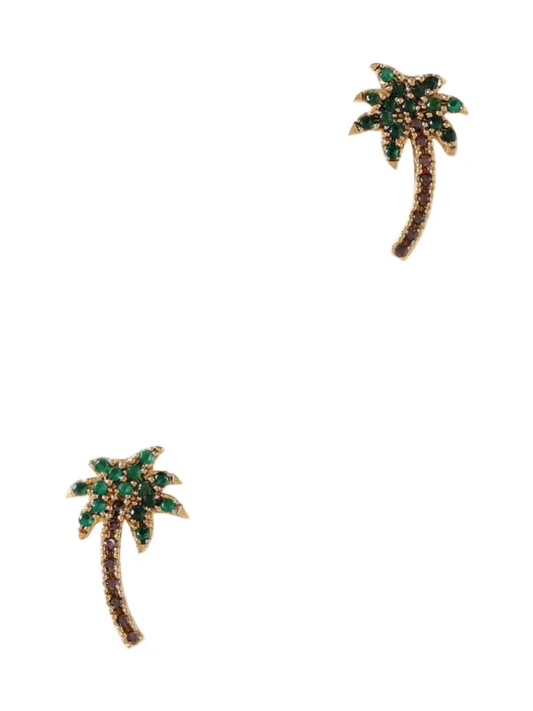 Palm Angels Stud Earrings - Gold