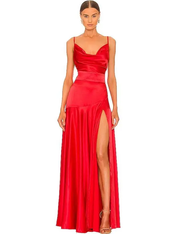 BRONX BANCO X Revolve Leo Maxi Dress - Red