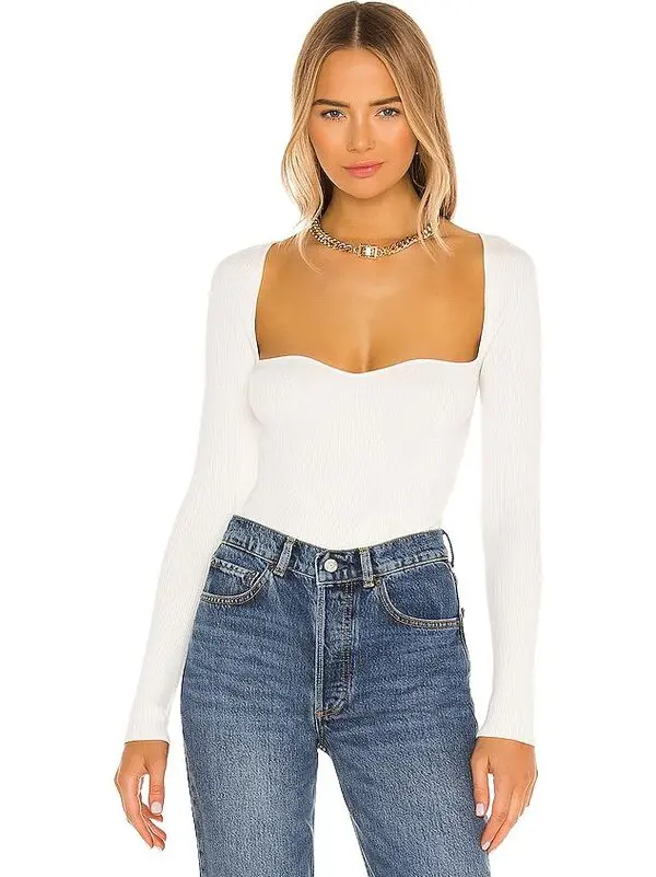 One Grey Day X Revolve Seville Bodysuit - Ivory
