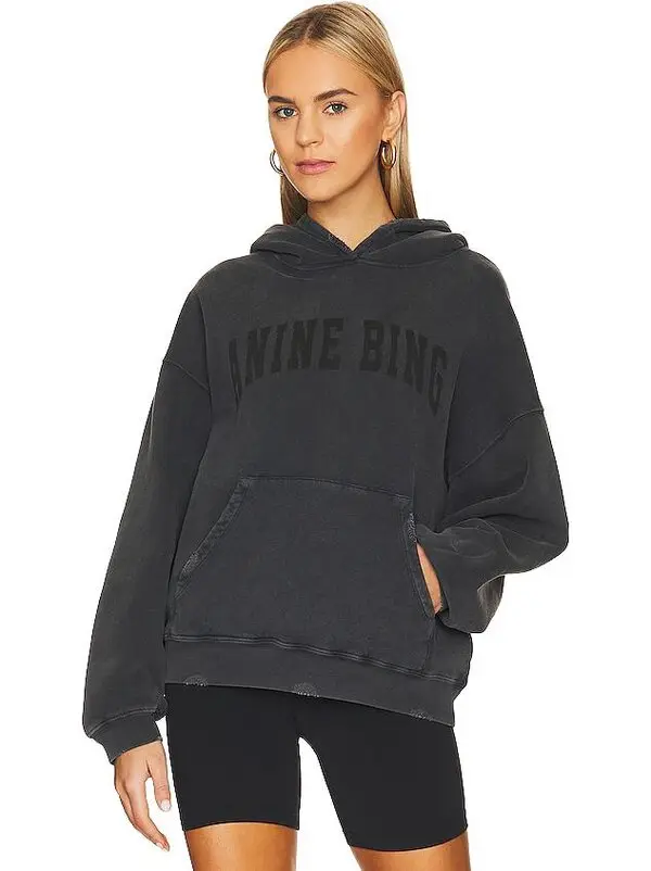 ANINE BING Harvey Hoodie - Black