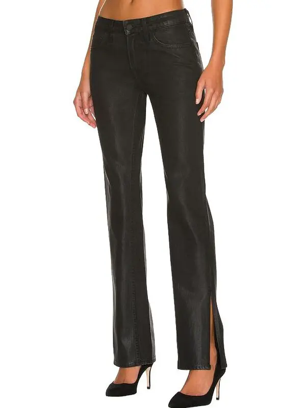GRLFRND Hailey Low Rise Slim Boot - Black