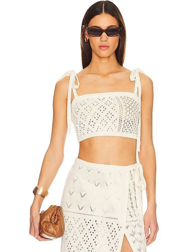 Tularosa Thea Knit Top - Ivory