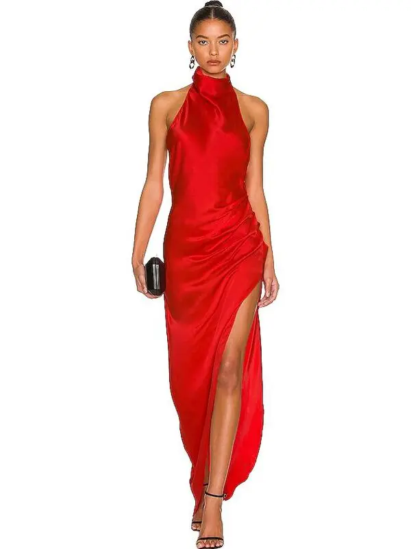 Amanda Uprichard X Revolve Samba Gown - Red