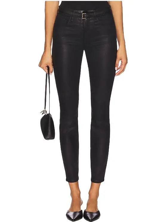 L'Agence Marguerite High Rise Skinny Jeans - Black