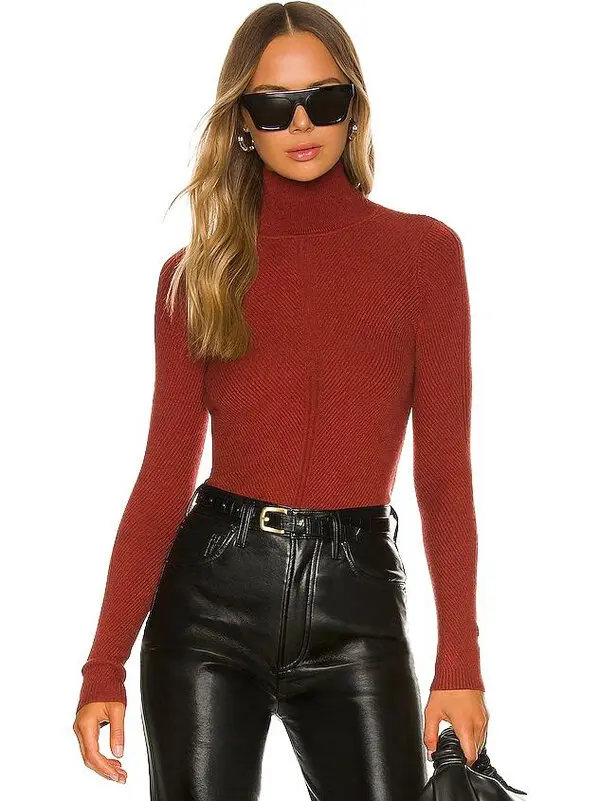 House Of Harlow 1960 X Revolve Peyton Turtleneck Sweater - Rust