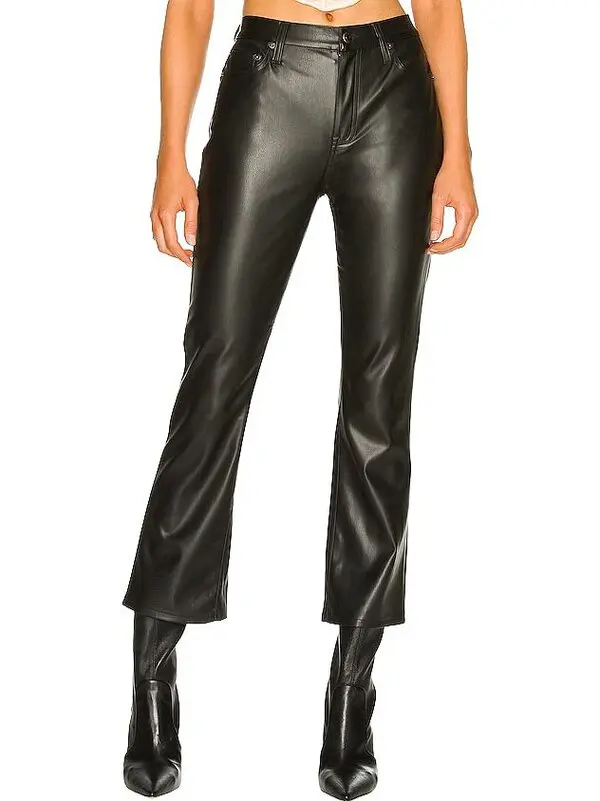 PISTOLA Lennon High Rise Cropped Boot Pant - Black