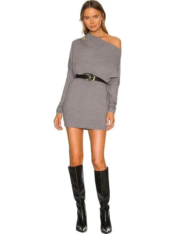Nbd Cortado Mini Dress - Grey