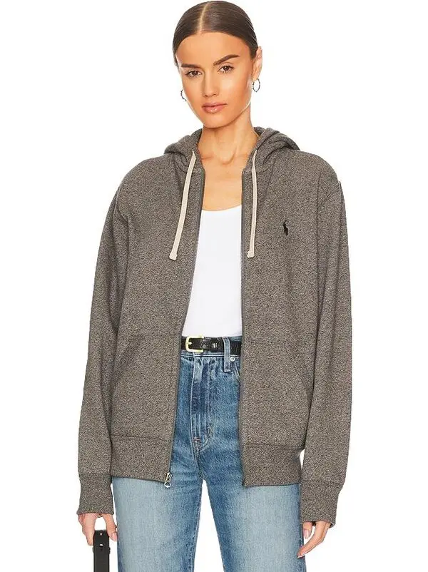 Polo Ralph Lauren Fleece Full-zip Hoodie - Grey