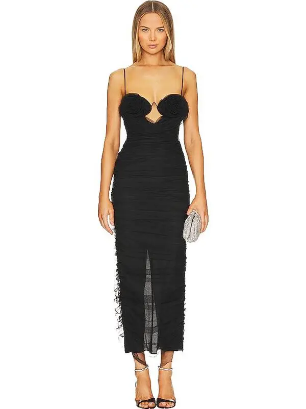 Nbd Malena Midi Dress - Black