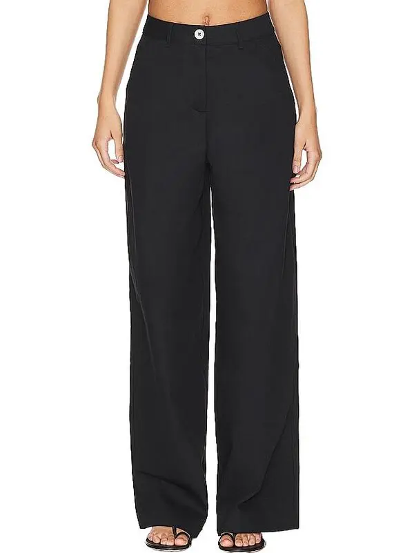 LOVERS AND FRIENDS Savana Wide Leg Pant - Black