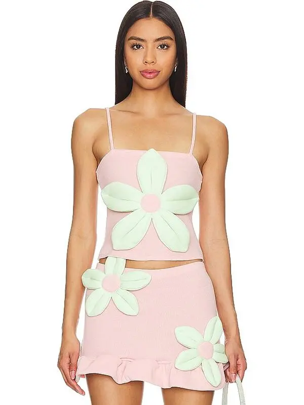 TYLER MCGILLIVARY Daisy Top - Rose