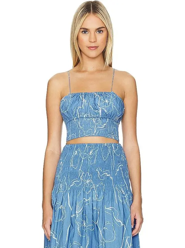 Faithfull The Brand Baia Top - Blue
