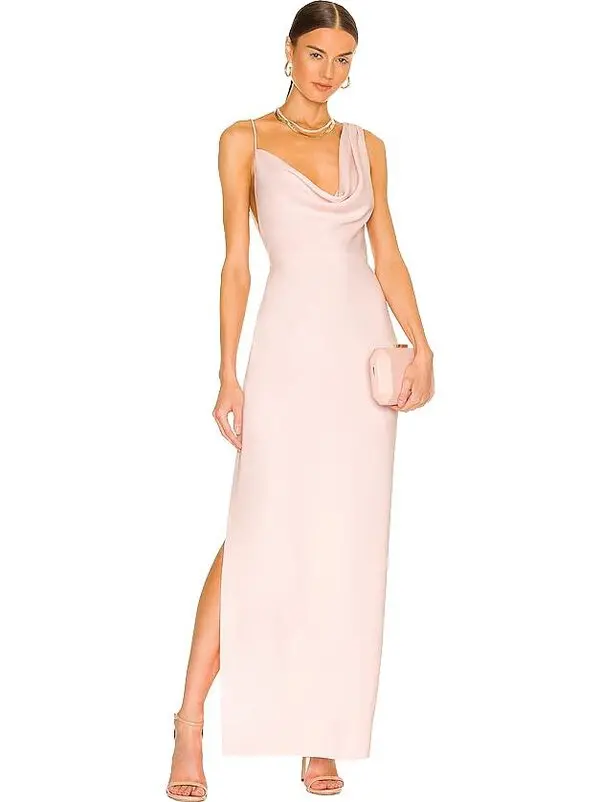 Amanda Uprichard X Revolve Arial Gown - Blush