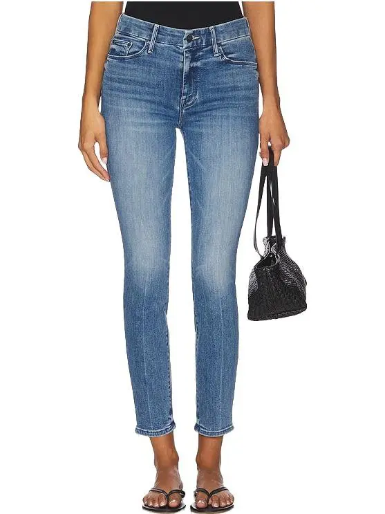 MOTHER The Looker Ankle Jeans - Blue