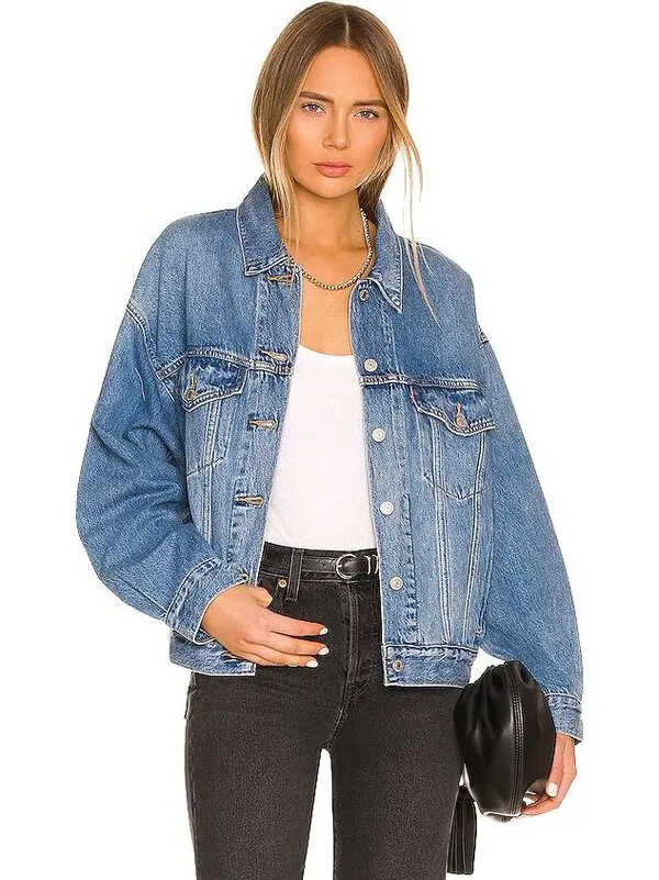 LEVI'S 90s Trucker Jacket In Denim - Denim-medium
