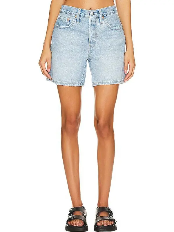 LEVI'S 501 Mid Thigh Shorts - Blue
