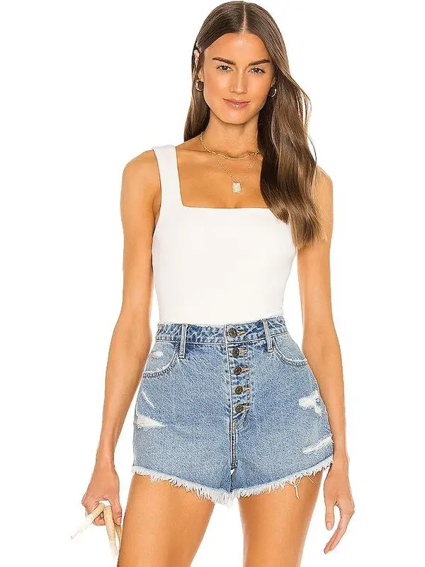 Show Me Your Mumu Dory Bodysuit - White