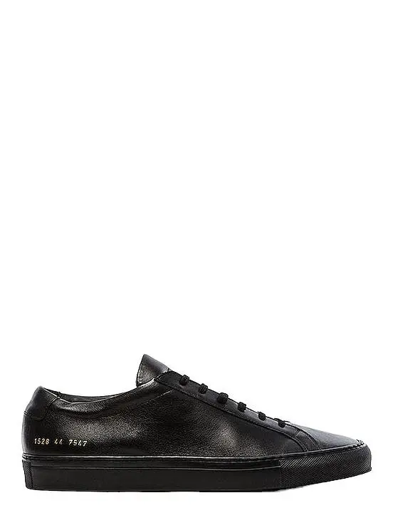 COMMON PROJECTS Article 1528 Original Leather Achilles Low - Black