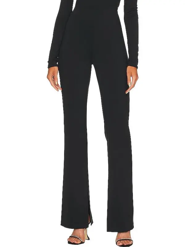 L'academie Hewitt Anouka Knit Slim Pant - Black