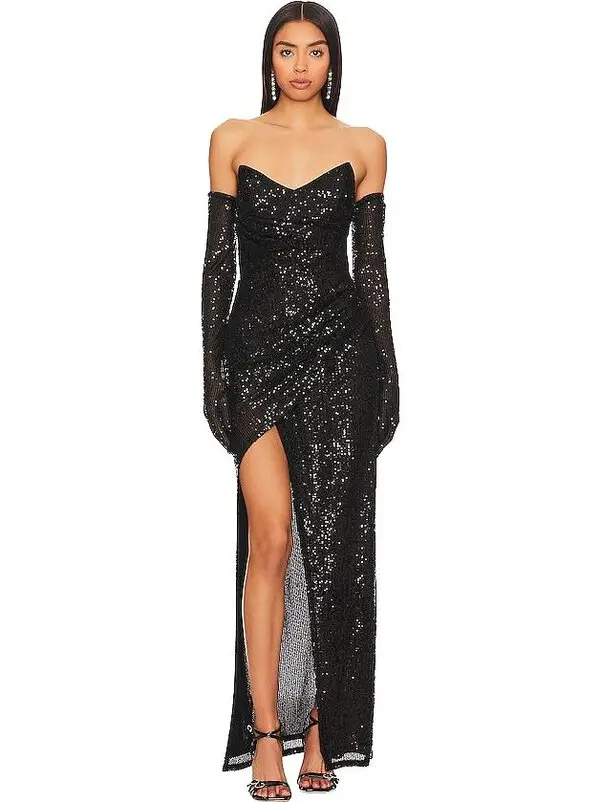 Nbd Adonis Maxi Dress - Black