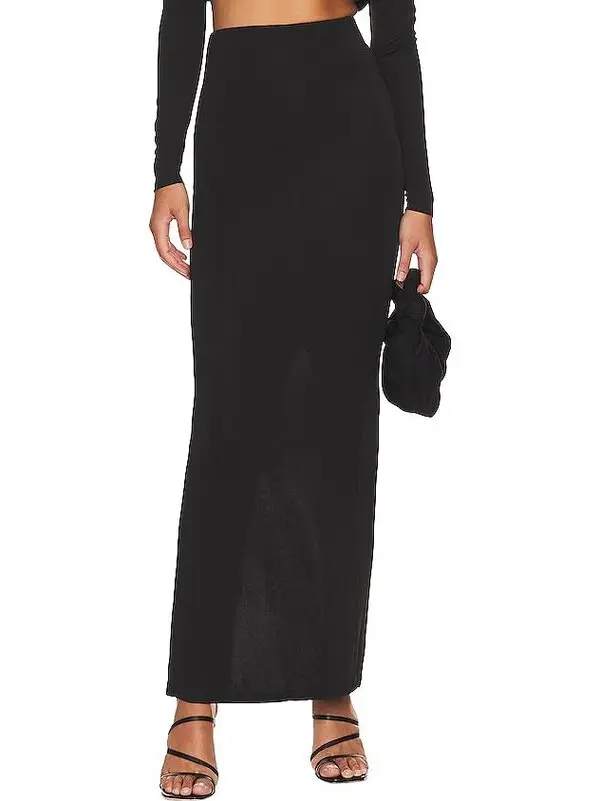 Lpa Cedella Column Maxi Skirt - Black