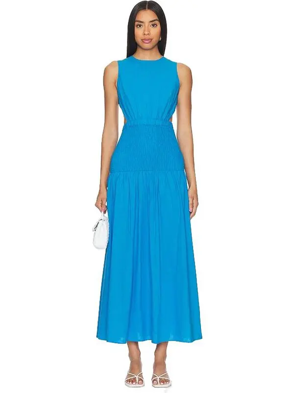 SNDYS. Lottie Midi Dress - Blue