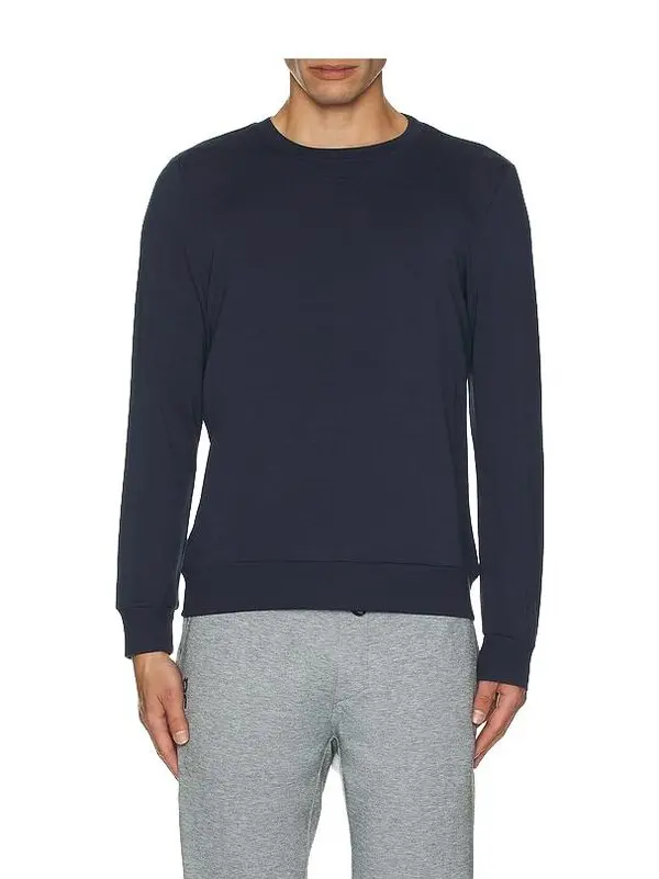 Beyond Yoga Always Beyond Pullover Crew - Blue