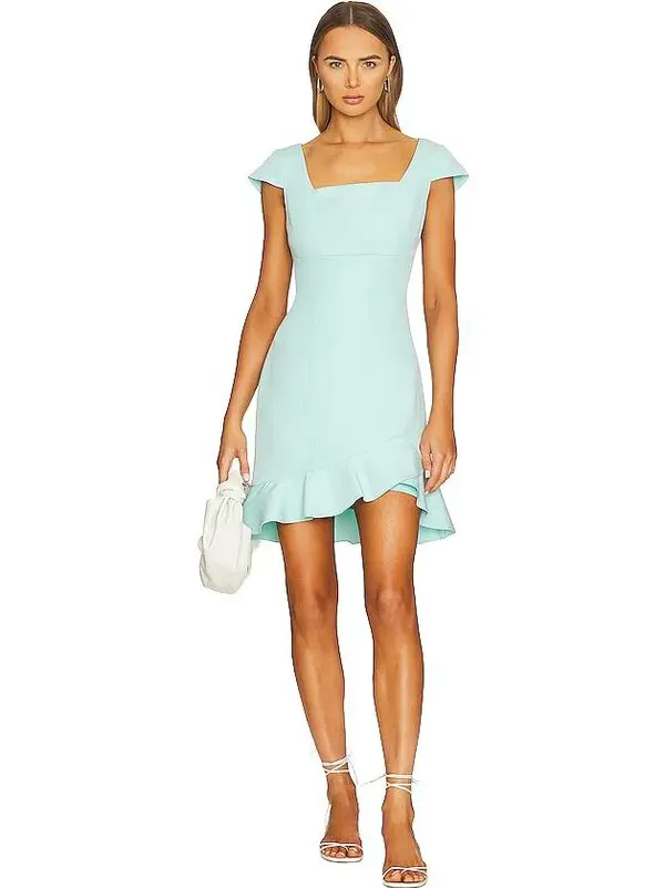 Bcbgeneration Cap Sleeve Mini Dress - Green