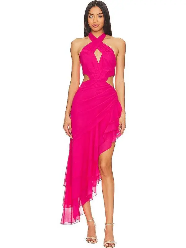 Nbd Bobbie Gown - Fuchsia