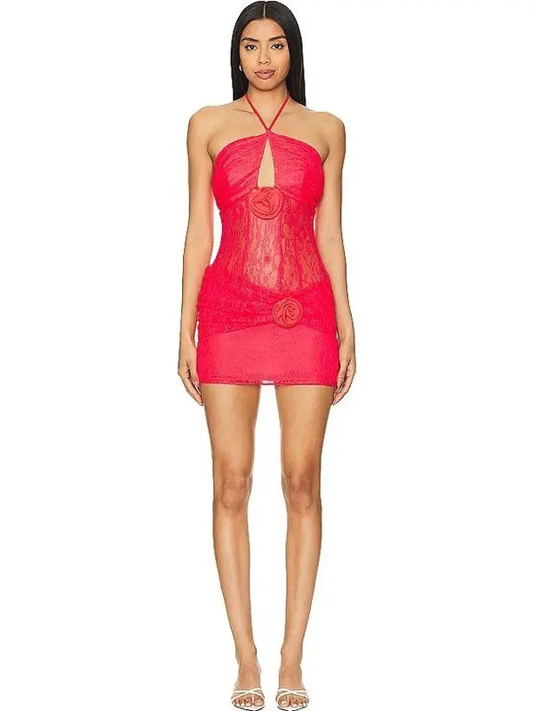 LOVERS AND FRIENDS Chana Mini Dress - Pink
