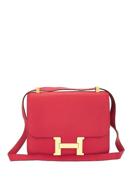 FWRD RENEW Hermes Swift Constance 24 Shoulder Bag - Red