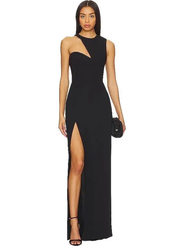 Amanda Uprichard X Revolve Gilda Gown - Black