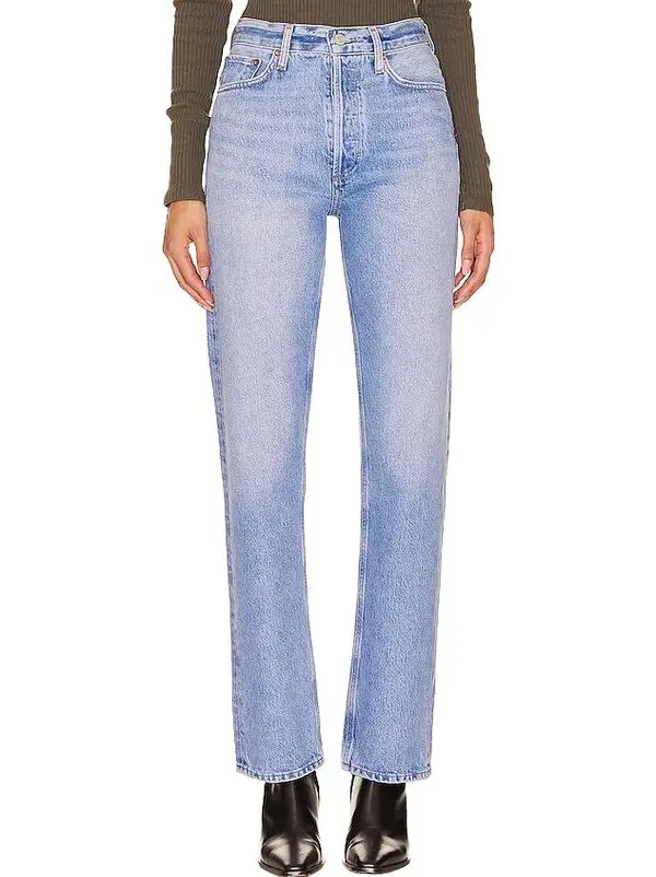 AGOLDE 90's Pinch Waist Straight Jeans - Denim-light
